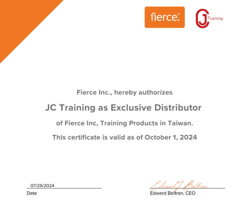 關鍵領導課程 : fierce Conversation透過對話帶來改變與影響力-JC Training